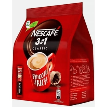 NESCAFÃ‰ 3 in 1 Classic Instant Coffee Packets, Rich Aroma, 28 x 17.5g ...
