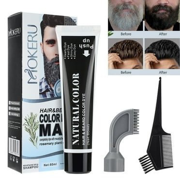 Just For Men Brush-In Color Mustache & Beard Kit, Medium Brown (Pack of ...