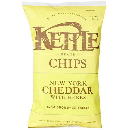 Kettle Brand New York Cheddar Potato Chips, 5 oz (Pack of 15) - Walmart.com