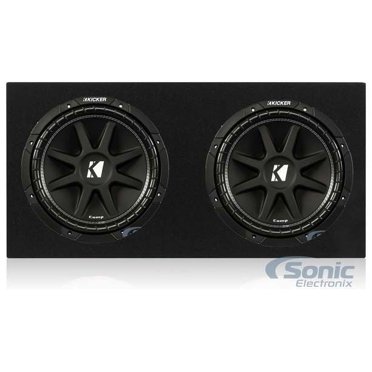"Kicker Comp C12 Car Audio Triple 12"" Subwoofer Powered 1800 Watt Sub ...