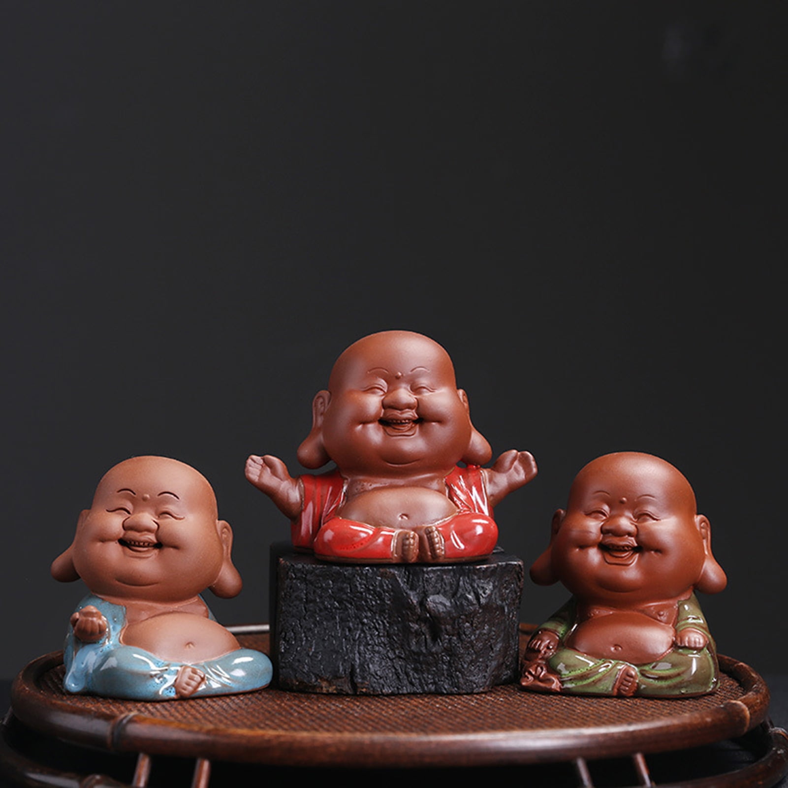 Tea Table Decoration - Eye-catching Creative Collectible - Mini Monk ...