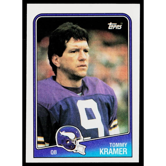 1988 Topps Tommy Kramer #148 - Walmart.com
