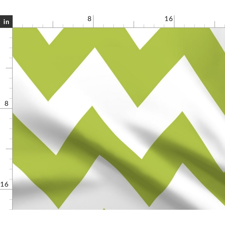 Lime Green Chevron Pattern
