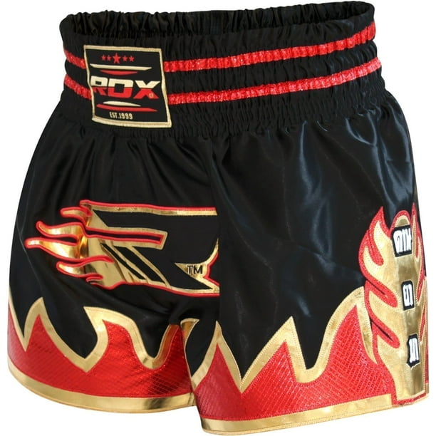 RDX Pro Muay Thai Fight Shorts MMA Grappling Kick Boxing Trunks Martial ...