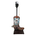 Rustic Western Country Skull With Crossed Pistols Cowboy Spur Boot ...