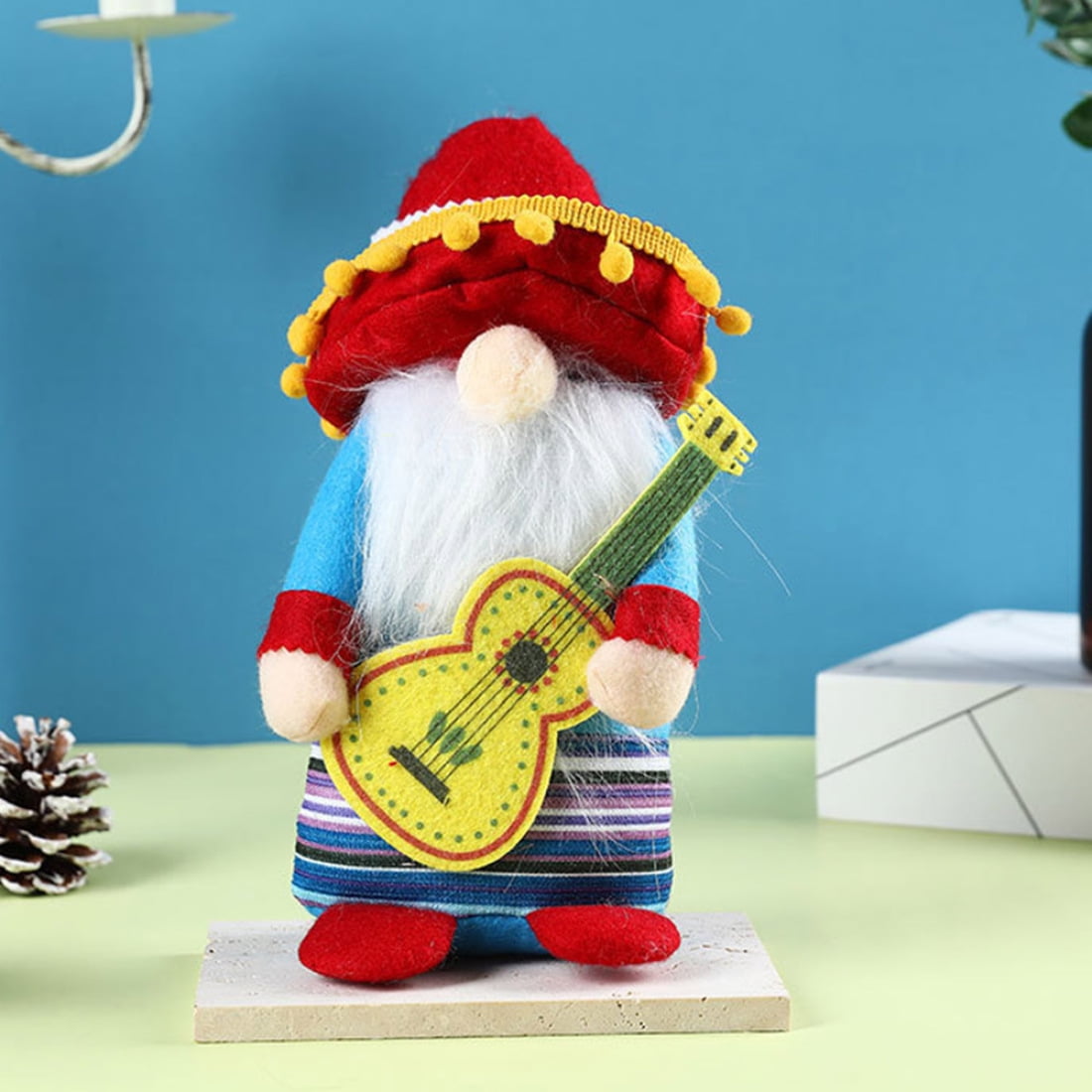 Ringshlar Gnomes Plush Toy Mexican Carnival Dolls Cowboy Desktop Dwarf ...