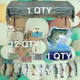 Havercamp Fishing Party Decorations Kit! Includes:1 Lg. Bass ...