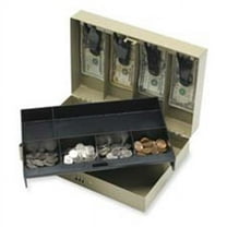SP Richards, Steel Combination Lock Cash Box, 6 Coin, Gray - Walmart.com