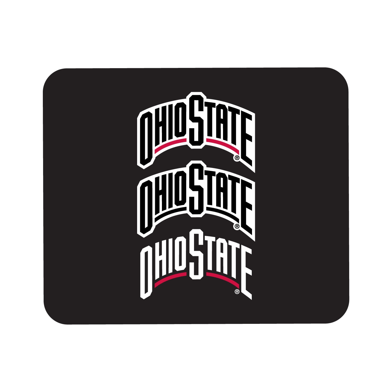 Black Ohio State Buckeyes Wordmark Logo Mouse Pad - Walmart.com