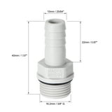 Unique Bargains Barb Hose Fittings Connector Adapter 6mm or 15/64 ...
