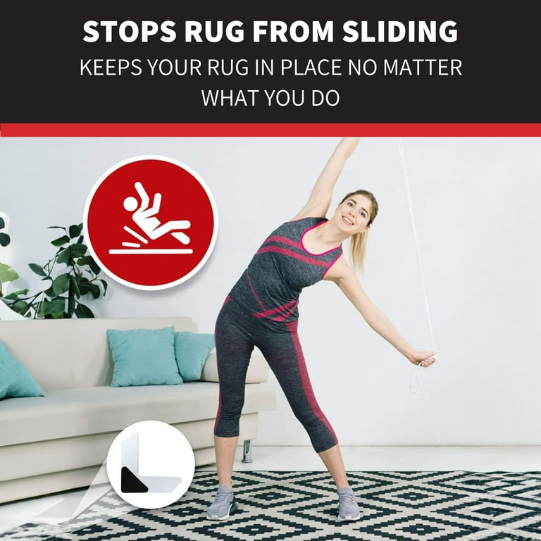 Rug Corner Holders Curl Stop Rug Gripper - Prevents Rug Corners From ...