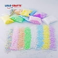 18 Pack Slime Foam Beads, Pastel Microfoam Beads Kit 0.1-0.14'', DIY ...