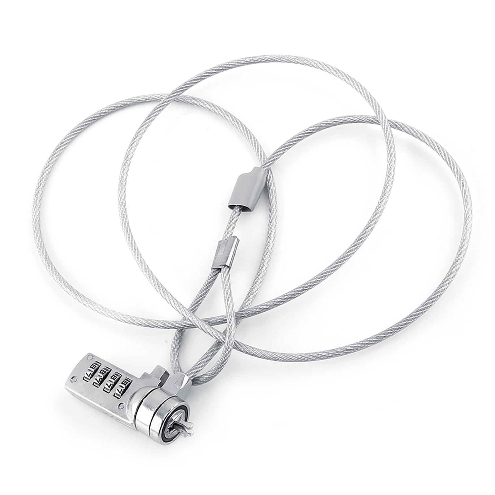 Cable de seguridad con combinación para computadora portátil, cadena antirrobo, contraseña de 4 ...
