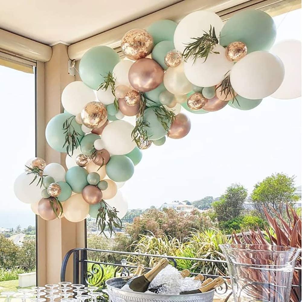 Sage Green Balloon Garland Arch Kit 119 Pack With White Ivory Gold Metallic Confetti Latex sage-green-balloon-garland-arch-kit-119-pack-with-white-ivory-gold-metallic-confetti-latex