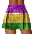 Women's Stripes Sequin Skirt Sparkly Mini Micro Skirts Glitter Y2K ...