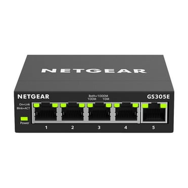 NETGEAR 5 Port Gigabit Ethernet Switch (GS605NA) - Walmart.com