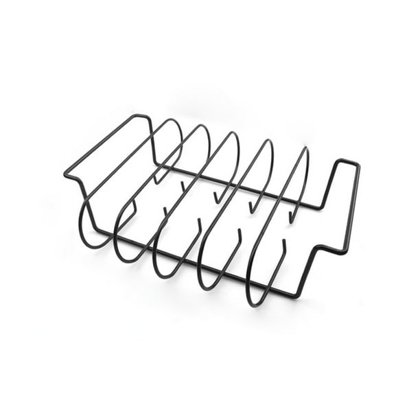 wolftale Non-Stick BBQ Rib Steaks Beef Chicken Grilling Rack Stand ...