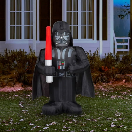 GEMMY AIRBLOWN INFLATABLE 5' x 2.5' Star Wars DARTH VADER - Walmart.com ...