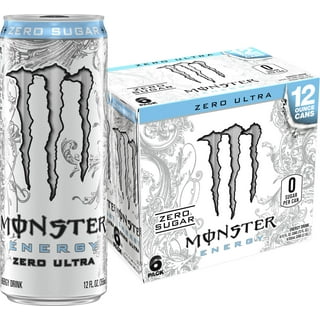 Monster Ultra Strawberry Dreams, Sugar Free Energy Drink, 12 fl oz, 6 ...