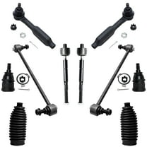 Detroit Axle - Front Tie Rod End Links Lower Ball Joints w/Boots ...