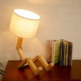 ELINKUME Adjustable Robot Table Lamp, Bedside Night Stand Light, 17in ...