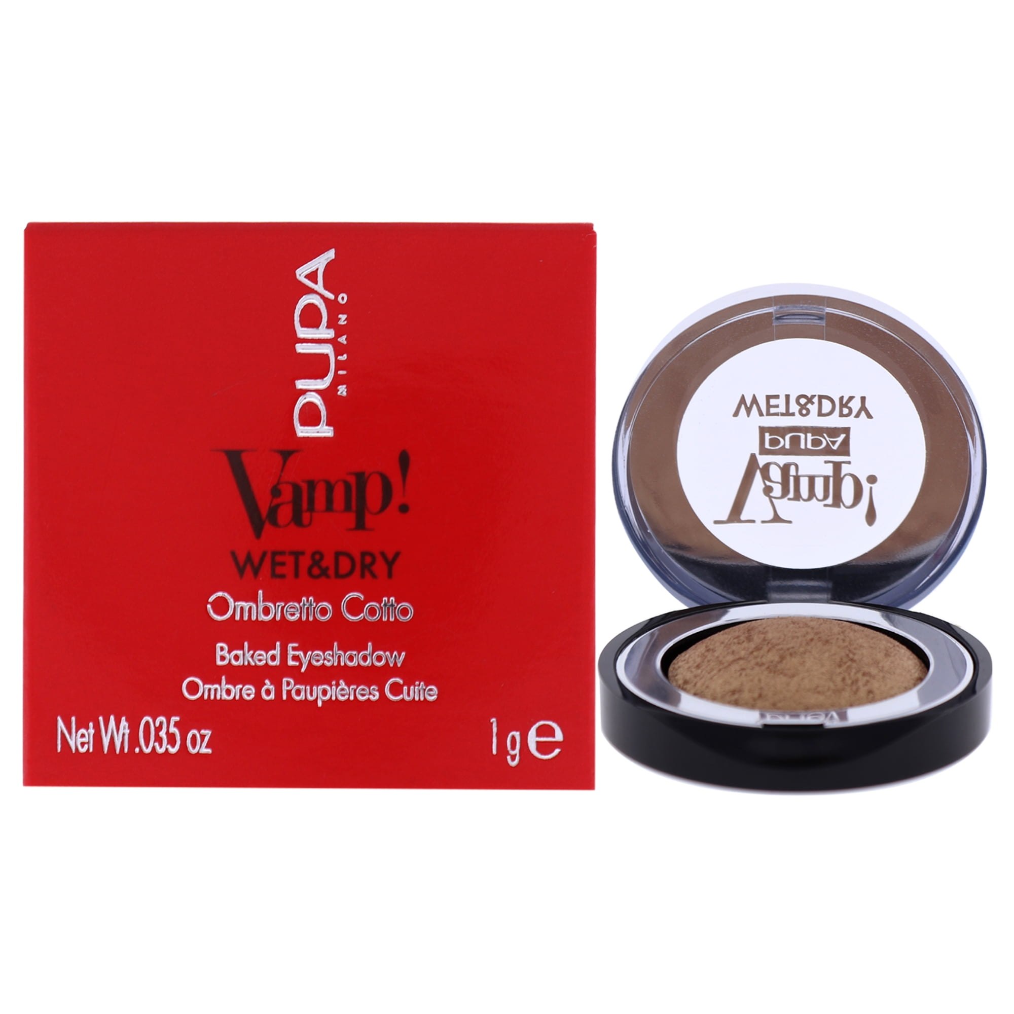 Pupa Milano Sombra ¡Vamp! Sombra de ojos horneada húmeda y seca - 101 ...