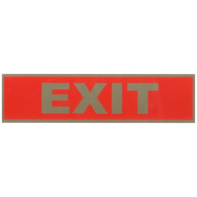 Midwest Fastener 393985 2 x 8 Exit Peel & Stick Aluminum Sign - 12 ...