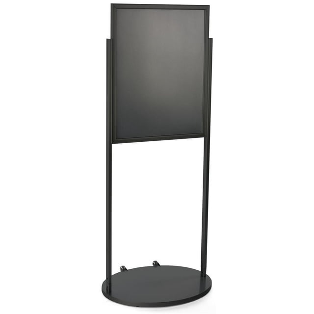 Double Sided 22" x 28" Poster Stand, Store Sign Holder, With Wheels ...