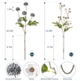Artificial Chrysanthemum and Daisy Flowers Blue+daisy Silk Long Stems ...