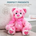 Bearington Collection Sweetheart Pink Plush Stuffed Animal Teddy Bear ...