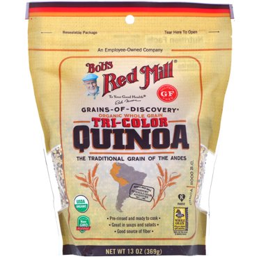 (4 Pack) Bob's Red Mill Organic Tri-color Quinoa, 26 Oz - Walmart.com