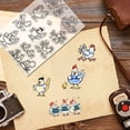 1Sheet Plastic Stamps for DIY Scrapbooking Photo Album Decorative Cards ...