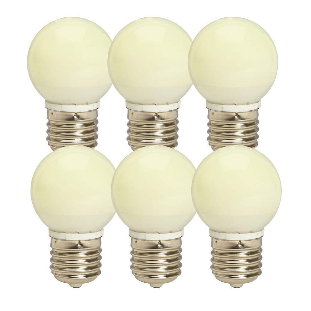 Viribright G15 Globe LED Light Bulb (6 pack), 25 Watt Equivalent, E26 ...