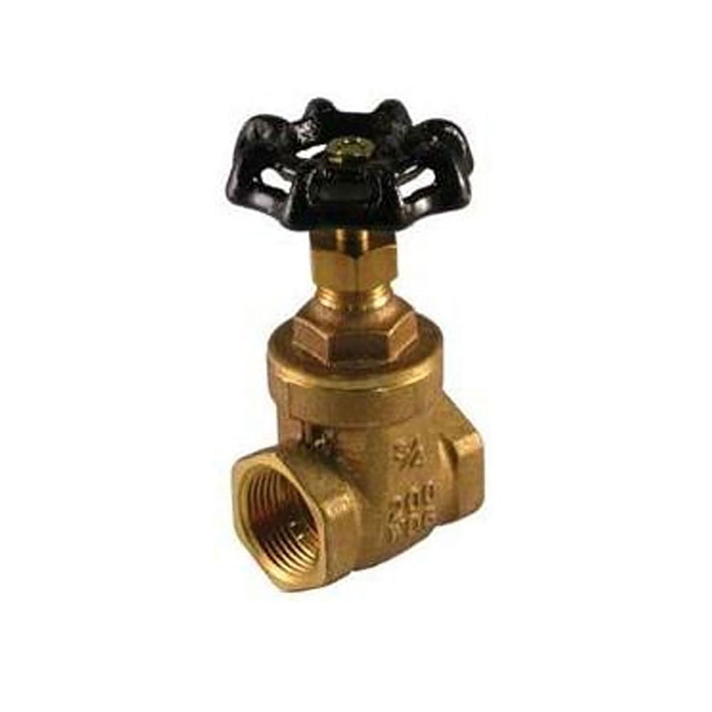 Thrifco 6415002 3/8 Inch IPS Brass Gate Valve - Walmart.com