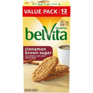 belVita Chocolate Breakfast Biscuits, 5 Packs (4 Biscuits Per Pack ...