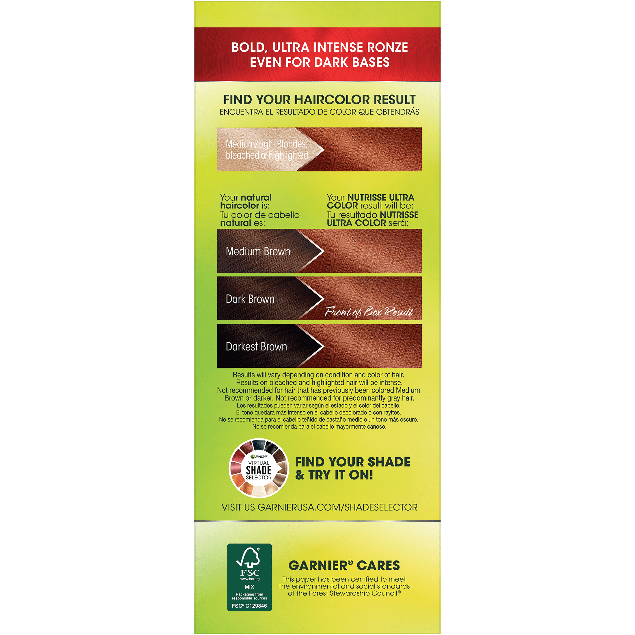 Garnier Nutrisse Intense Bronze Red Hair Color Creme in Nepal at NPR ...