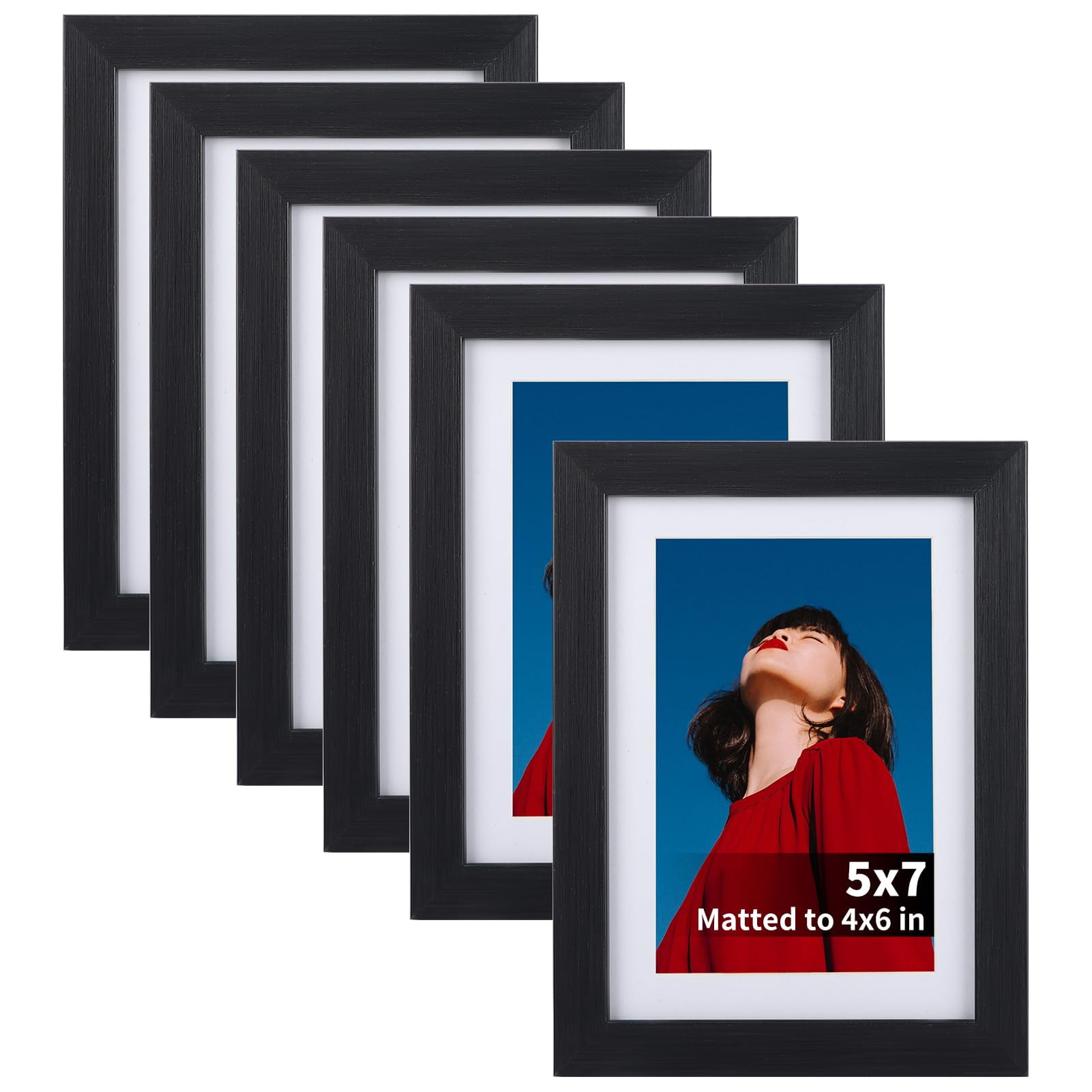 Click here for Lavezee 4x6 Black Picture Frame Set Of 6 Multi Fra... prices