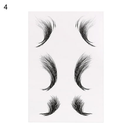 Hair Pattern Sticker Long-lasting Easy To Apply Resin Hairline ...