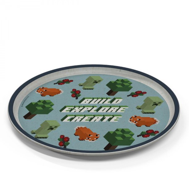 Minecraft Assorted Creatures Build Explore Create Dinner Plate - Walmart.ca