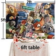 Zootopia Backdrop Banner Party Supplies Poster Movie Theme Background ...