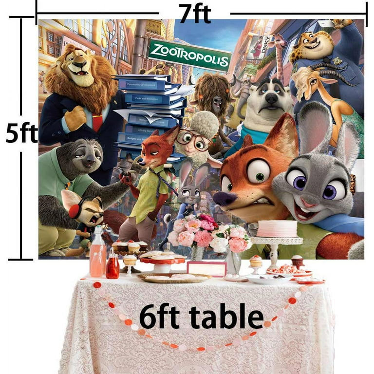 Zootopia Themed Party Backgrounds Zootopia Themed Birthday Style Shoot