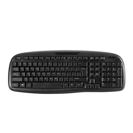 blackweb Wired USB 2.0 Windows Compatible Keyboard (BWA22HO101C - Black ...