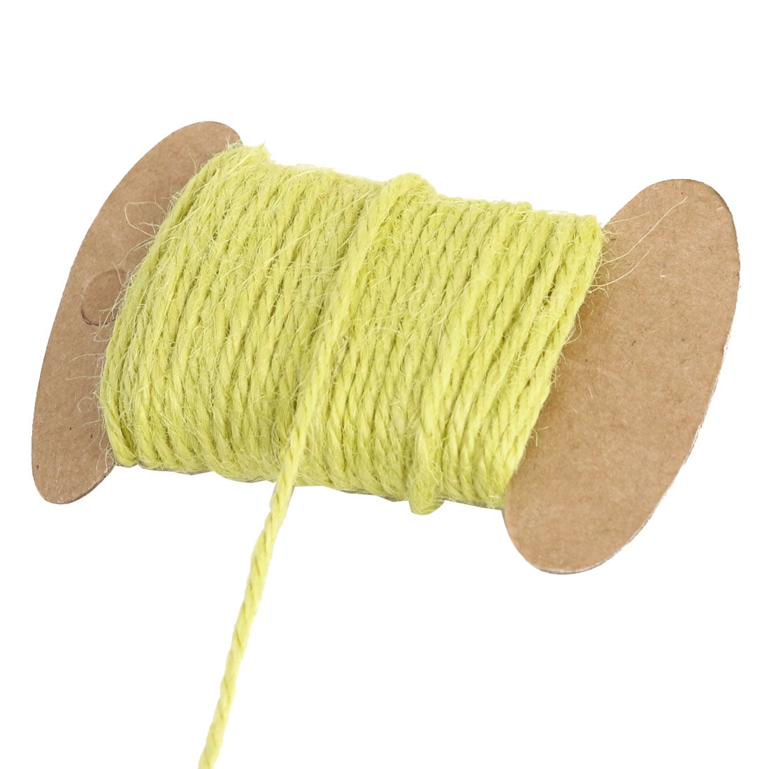 Home Office Holiday Decoration Jute Fiber Burlap Rope Ribbon Yellow 10M ...