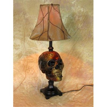 Devil Skull desk lamp with bone shade - Walmart.com