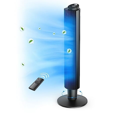 Tower Fan with Remote, 90° Oscillating Quiet Cooling Fan, 42'' or 36 ...