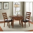 Imagio Home by Intercon Kailua 42" Drop-Leaf Dining Table, Distressed ...