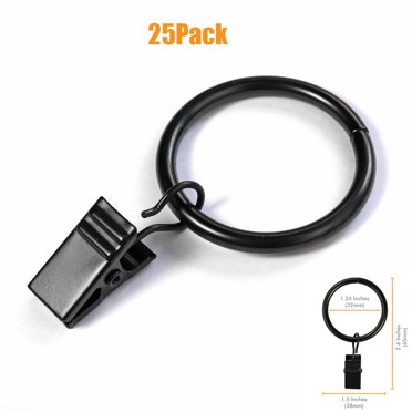 Montevilla 5/8" Clip Rings, 7-Pack - Walmart.com