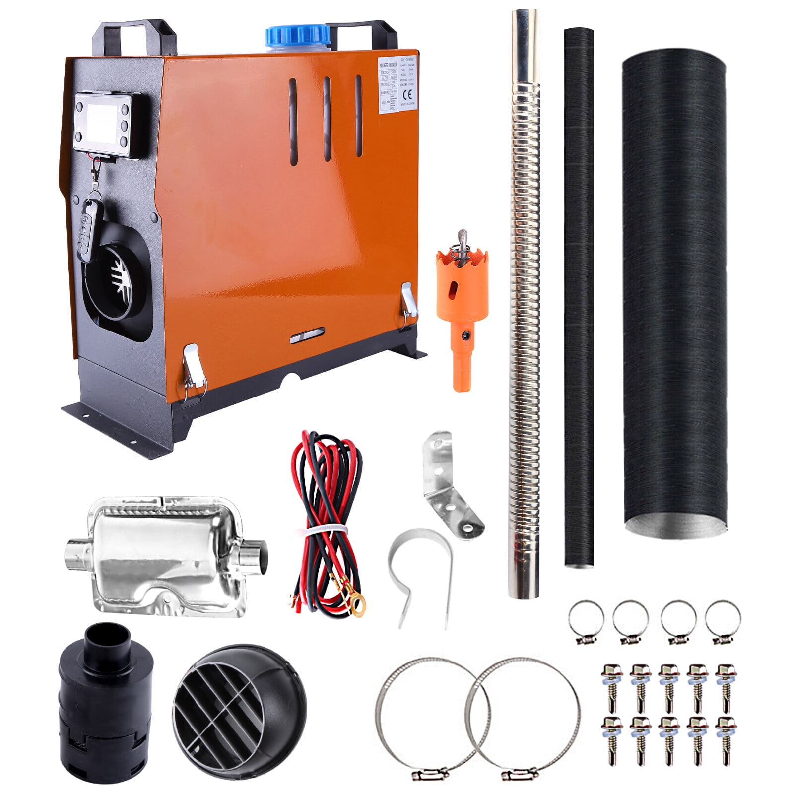 LICHENGTAI 12V 8KW Diesel Heater, All-in-One Diesel Air Heater ...