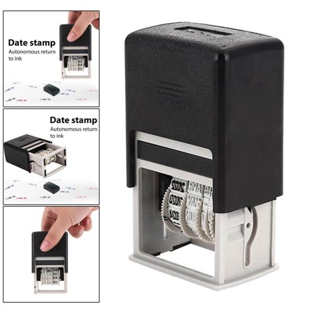 destyer Self Inking Date Stamp with Adjustable Date Album Card Making ...