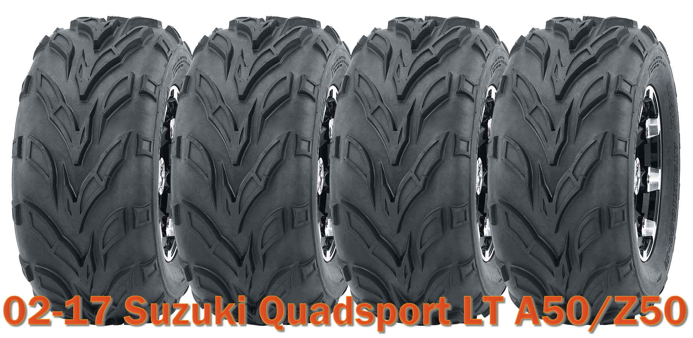 (4) 16x8-7 WANDA ATV tires set for 2002-2017 Suzuki Quadsport LT A50 ...
